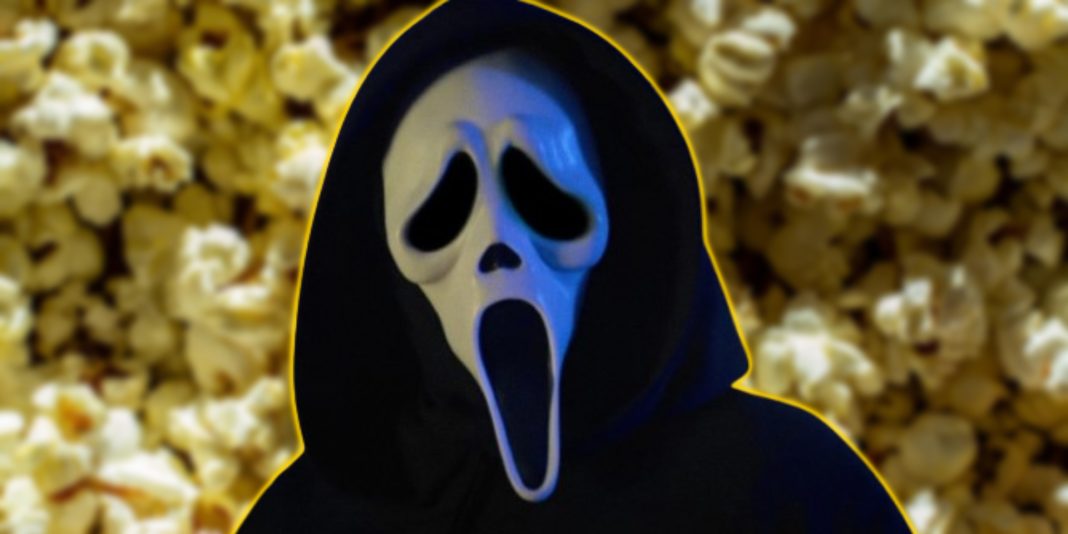 Ghostface Gets a Bloody Popcorn Bucket for 'Scream 7' - HorrorGeekLife