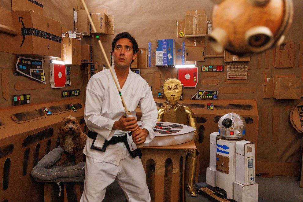 Zach King Goes Full DIY Jedi With a Cardboard 'Star Wars' Fan Film ...